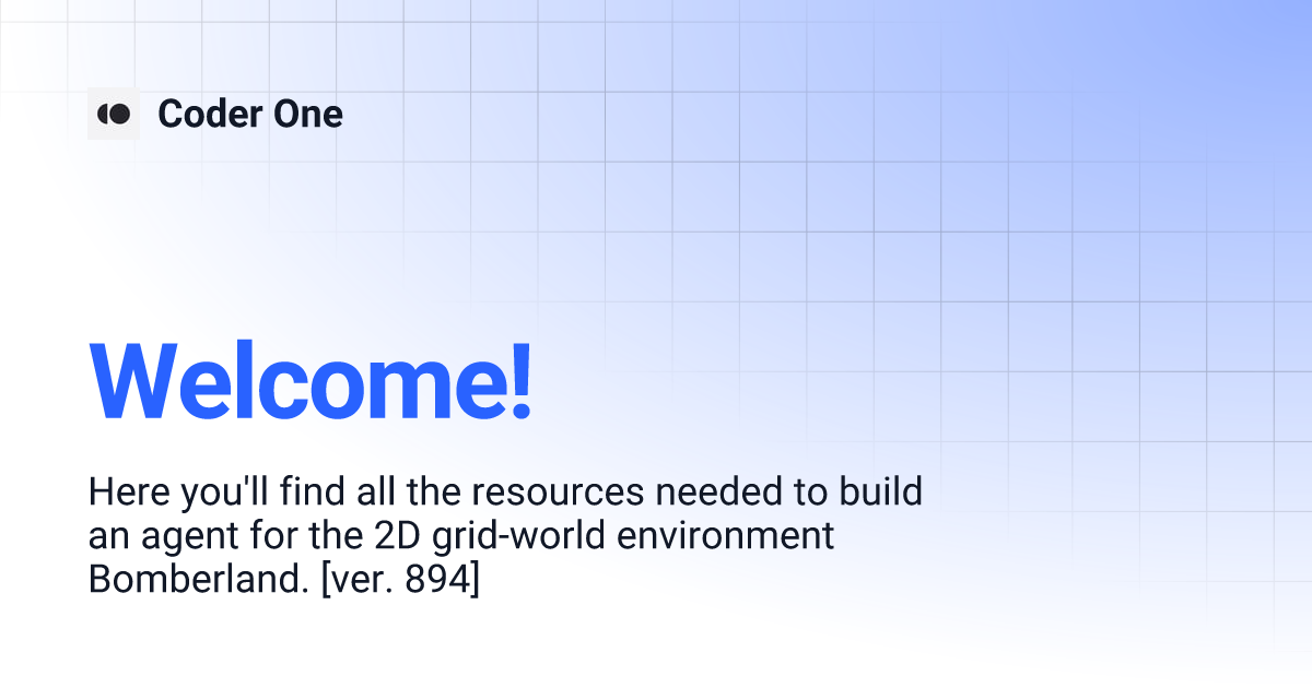 Welcome! | Coder One